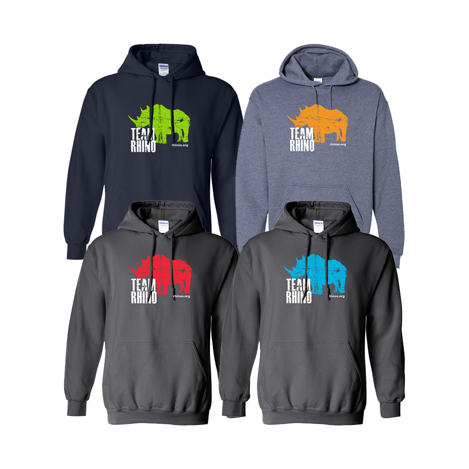 Team Rhino Hoodie – International Rhino Foundation